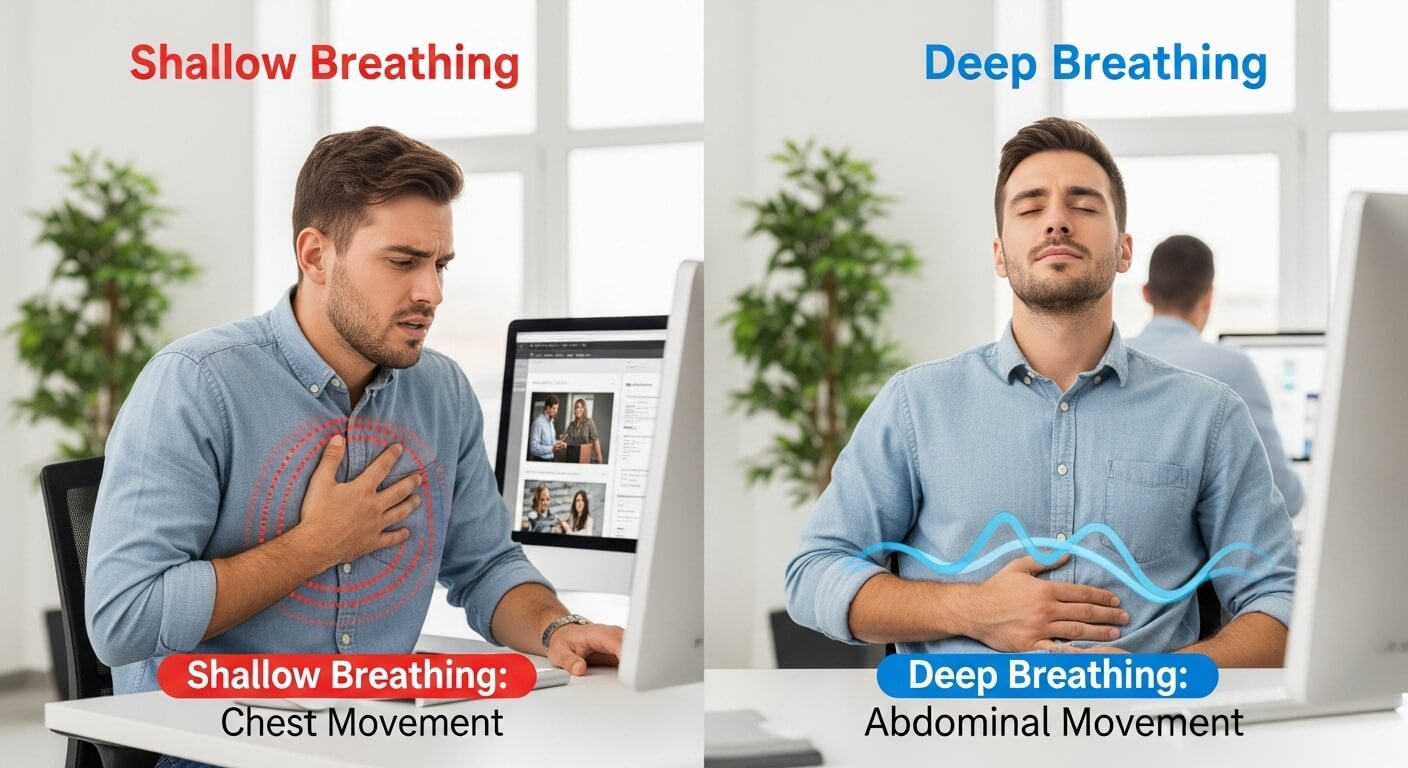 Why Office Stress Is Stealing Your Breath and the 5-Minute Breathing ...